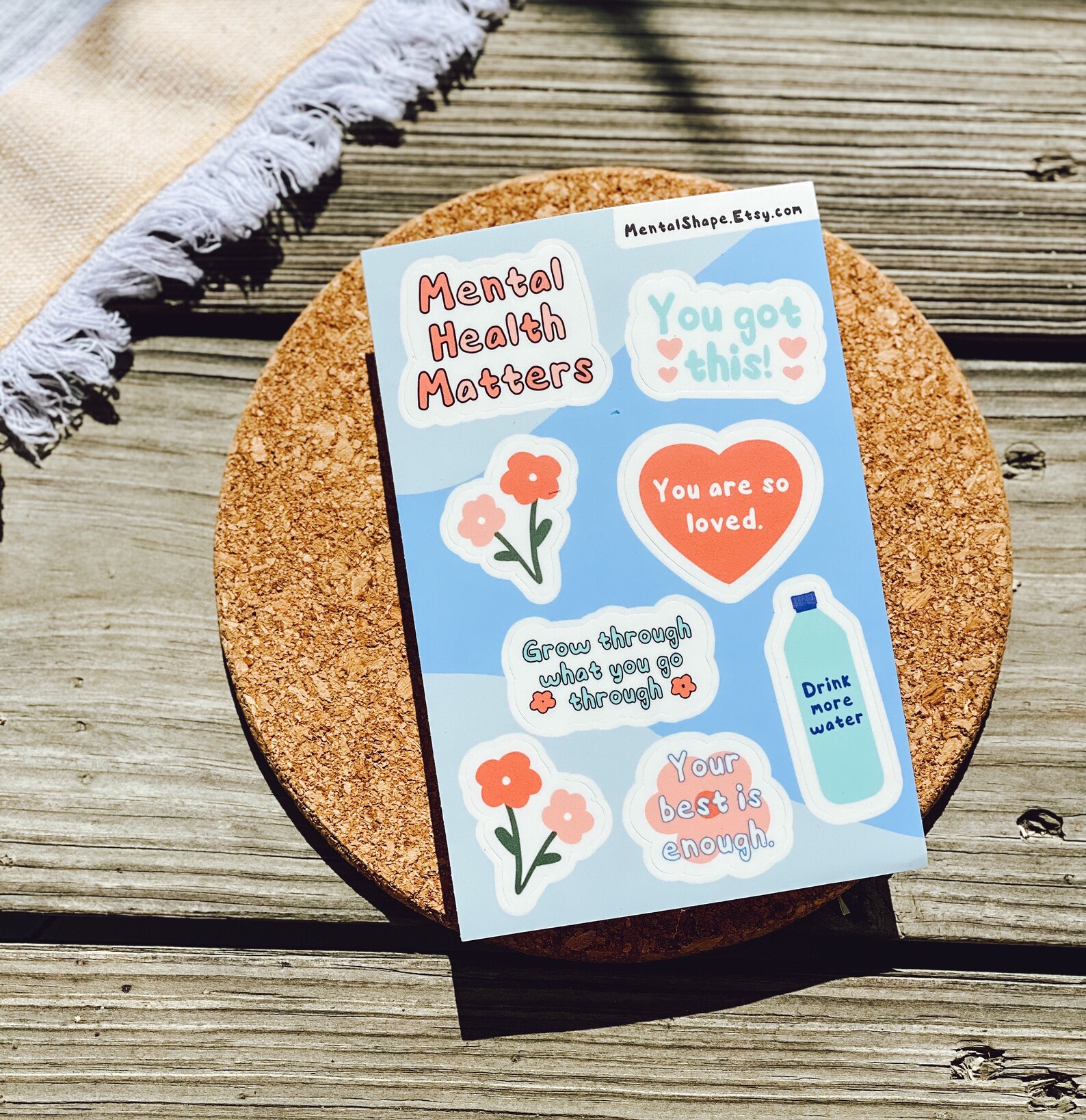 4x6 Sticker Sheet Mental Health Matters Stickers for - Etsy