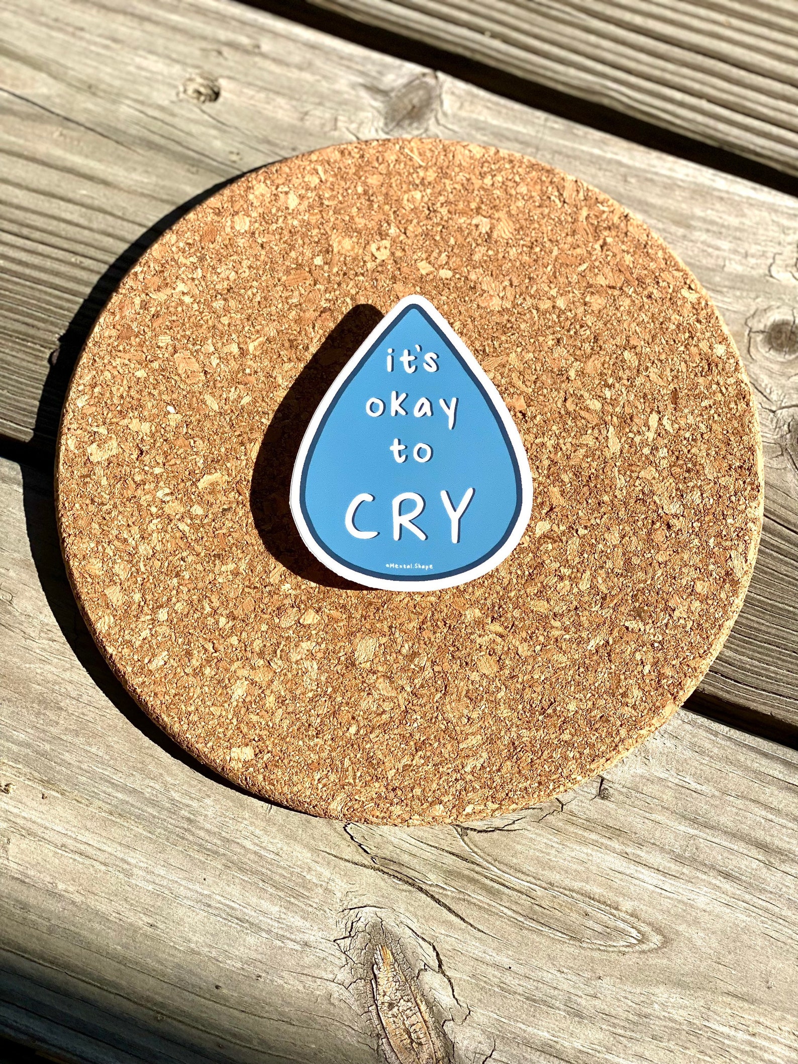 Its Okay to Cry Mental Health Sticker Vinyl Sticker - Etsy