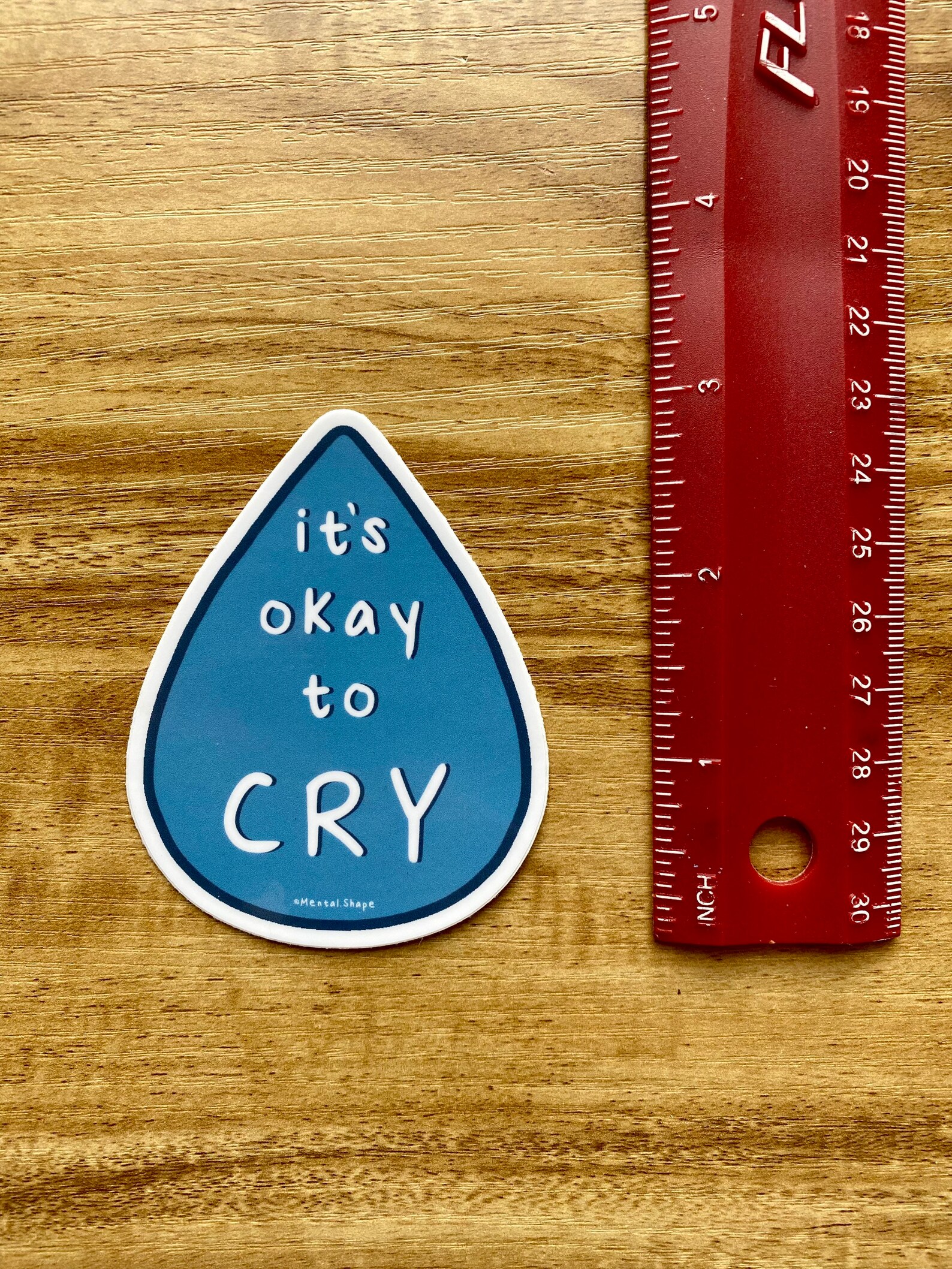 Its Okay to Cry Mental Health Sticker Vinyl Sticker - Etsy