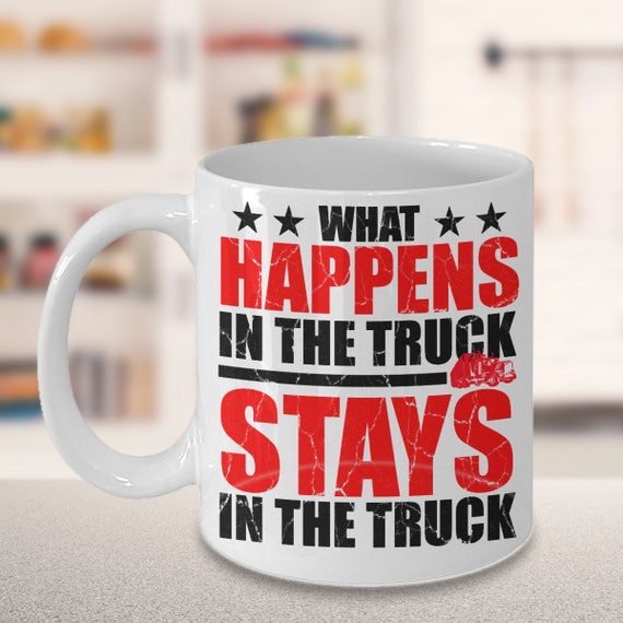 Trucker Coffee Mug/funny Trucker Mug/truck Driver Gift/big - Etsy