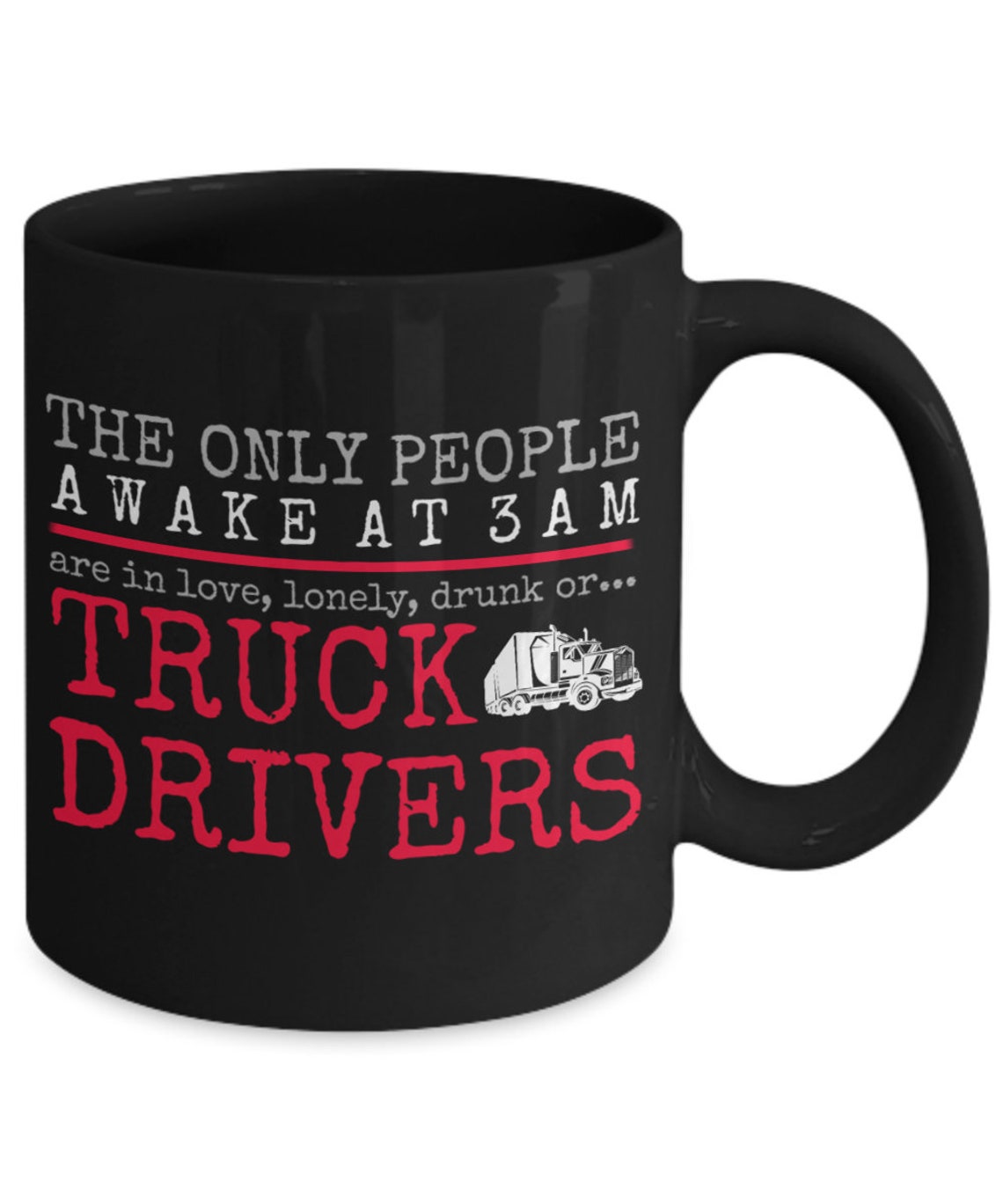 Truck Driver Gift, Trucker Mug, Funny Truck Mug, 18 Speed, Truck Driver ...