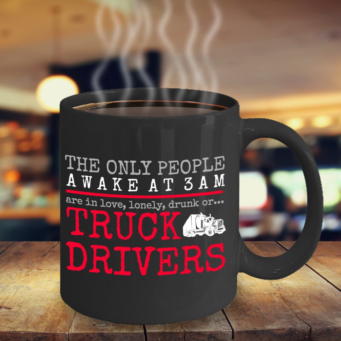 Truck Driver Gift, Trucker Mug, Funny Truck Mug, 18 Speed, Truck Driver ...