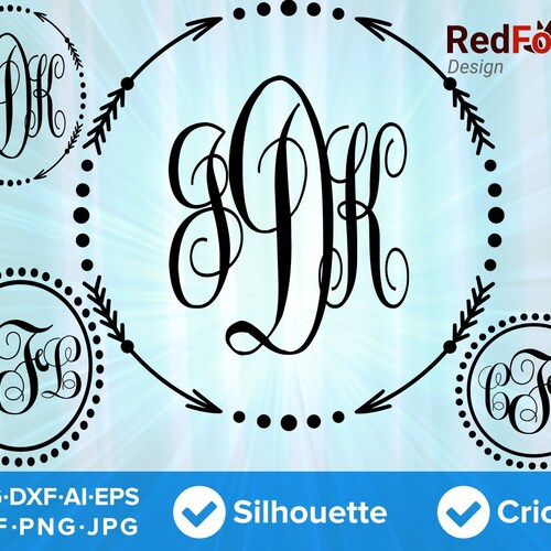 Arrow Round Frame Svg / Dxf / Eps / Png Files. Download. - Etsy