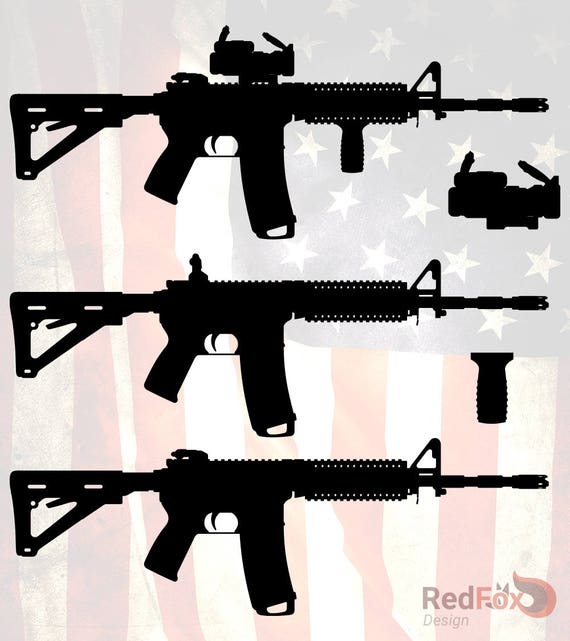 Psalm 23:4 AR-15 Rifle Scope Png SVG Cut File Instant Download Cricut ...