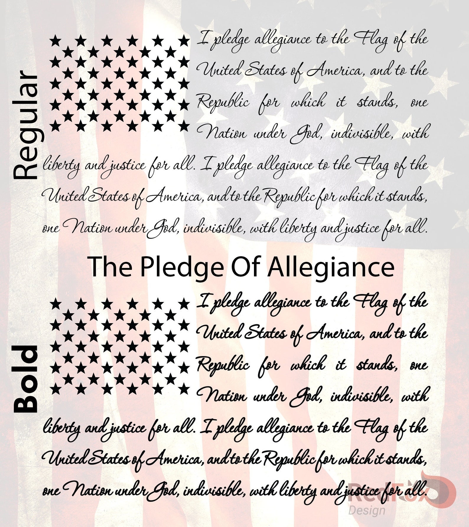 US Flag, America, Pledge of Allegiance, Preamble Constitution - SVG Cut ...