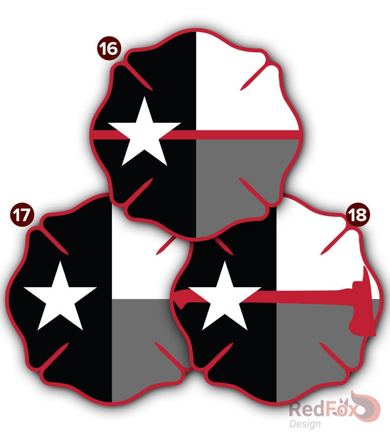 Texas Flag, Firefighter, Fireman Emblem, Maltese Cross - Fire Dept ...
