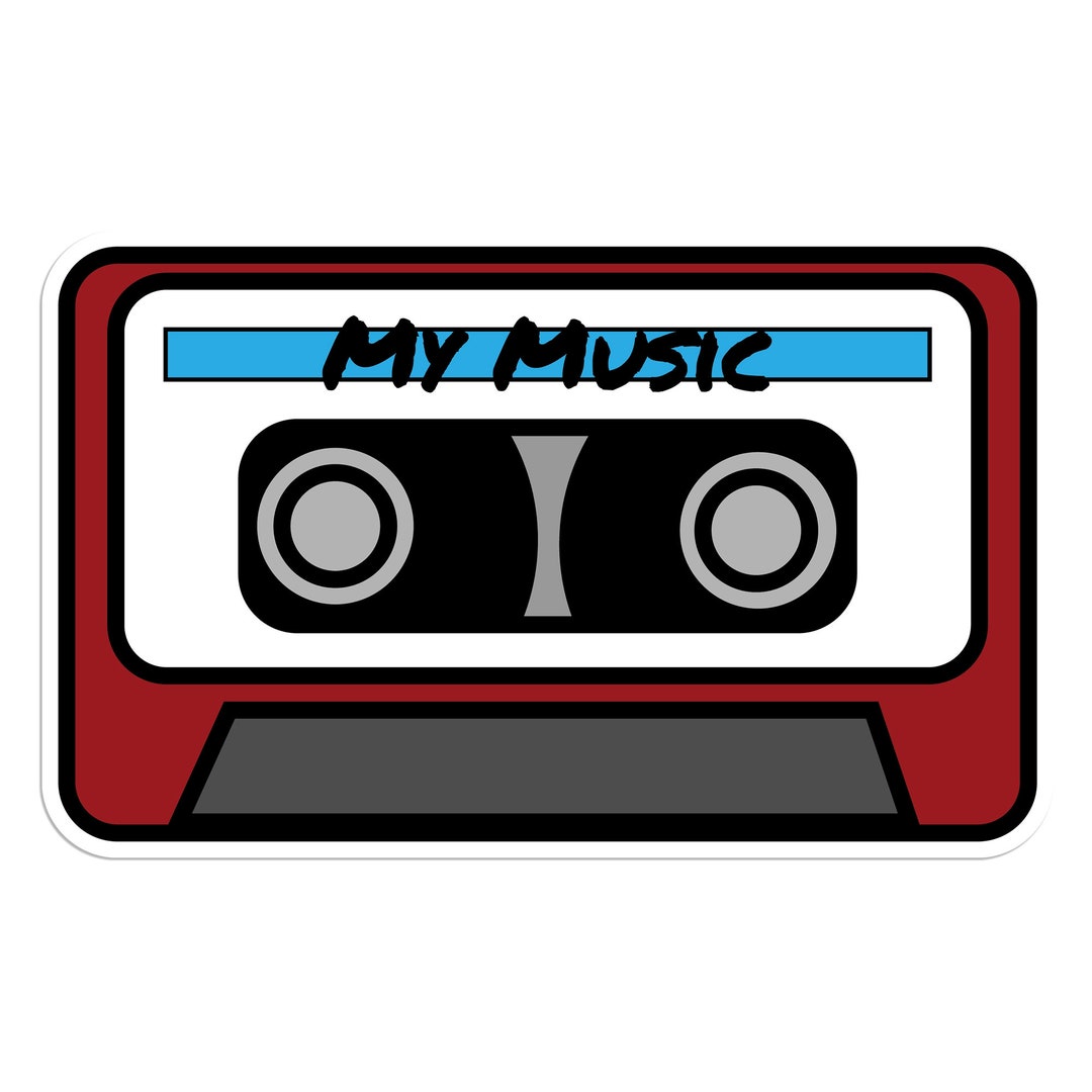 Walkman Cassette Tape Player Sticker - Waterproof Vinyl Decal for Car ...