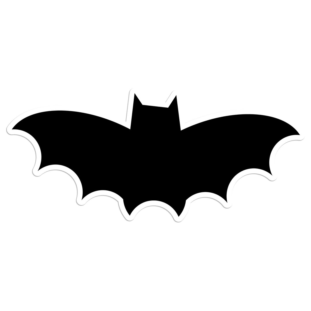 Black Bats Sticker - Stylish and Trendy Laptop Decal for Gothic ...
