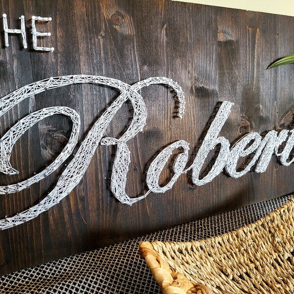 Name String Art - Etsy