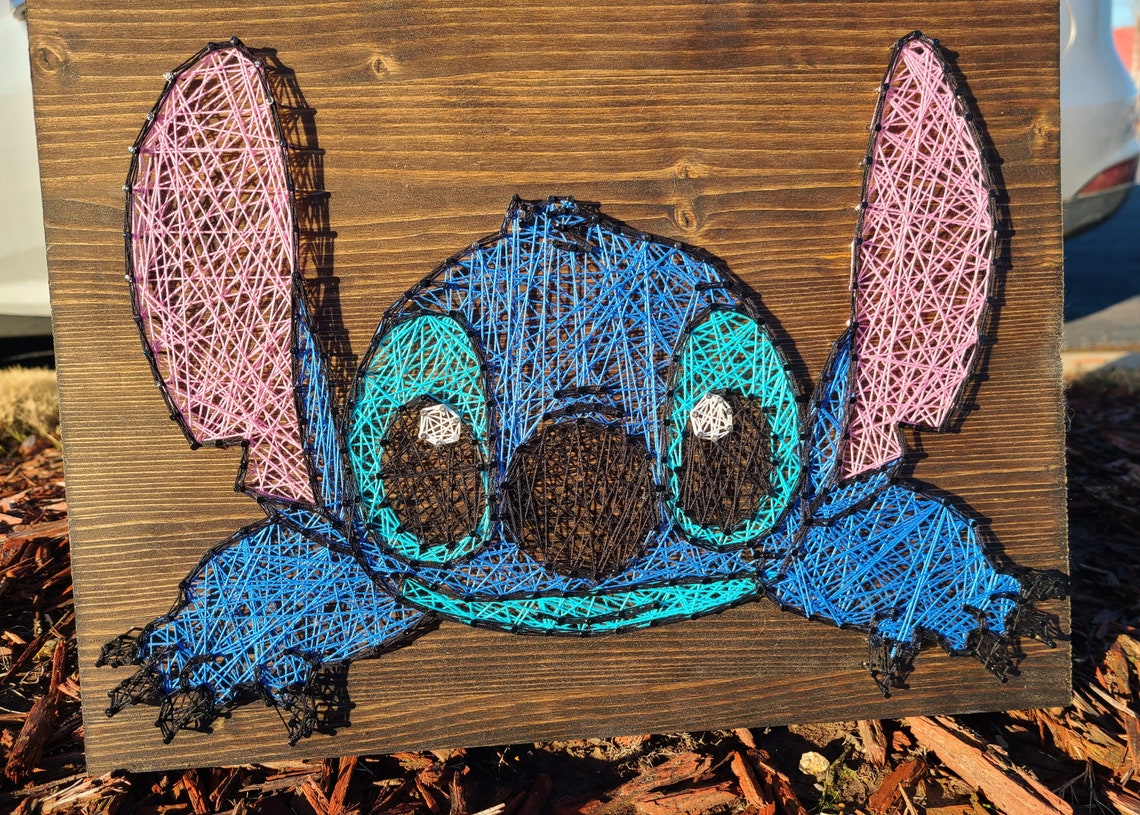 STITCH String Art Lilo and Stitch Gift Disney Kids Room - Etsy