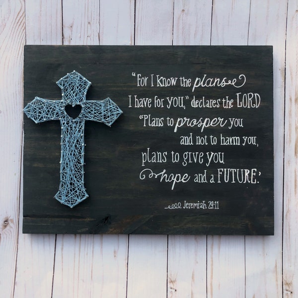 String Art Cross - Etsy