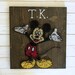 Custom Name/quote Mickey Mouse String Art Disney Gifts - Etsy