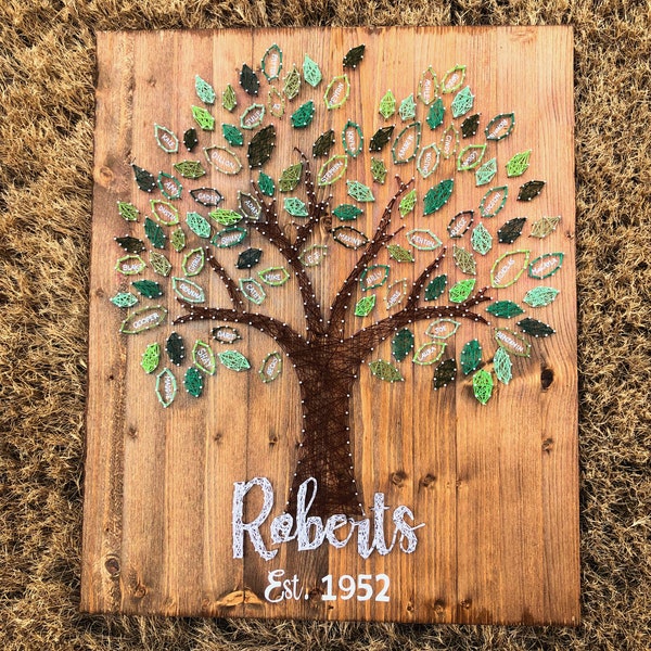 Tree String Art - Etsy