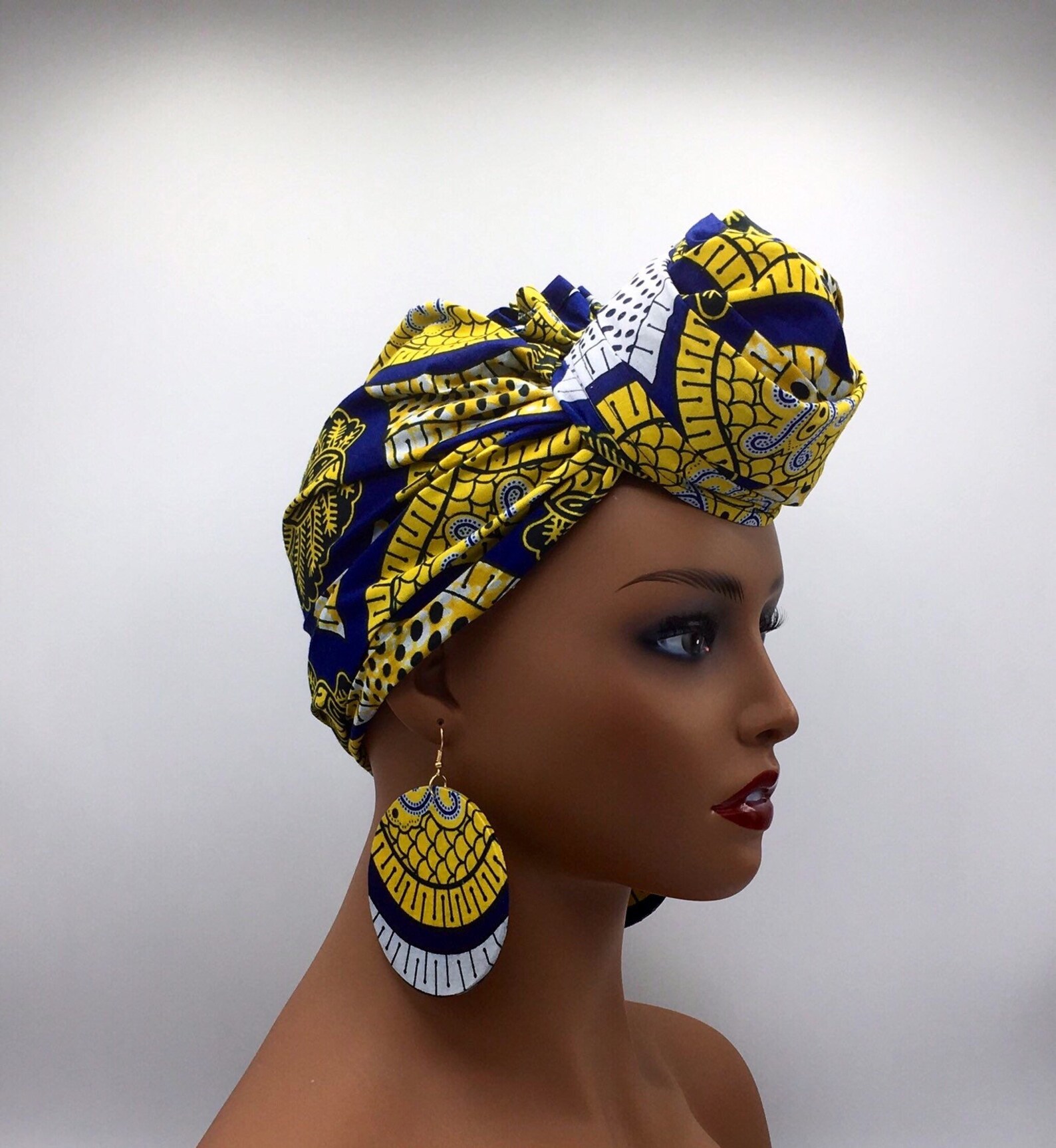 African Head Wrap Ankara Head Wrap Head Scarf African - Etsy