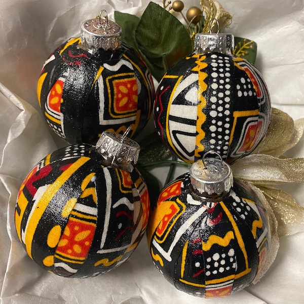 Fabric African Ornaments - Etsy