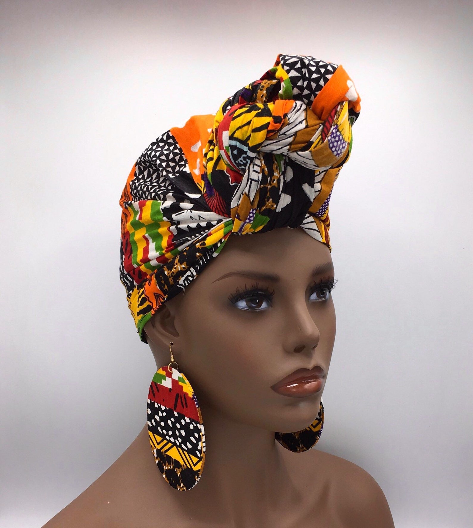 The African Head Wrap African Head Wrap African Scarf | Etsy