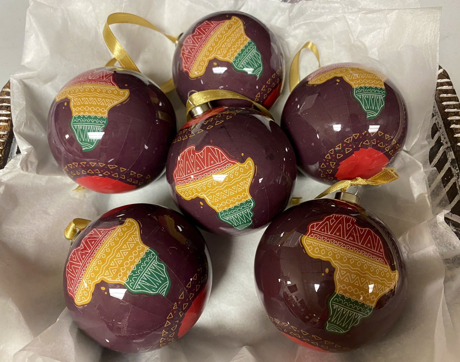 African Map Ornaments - African Ornaments - African Decor - African ...