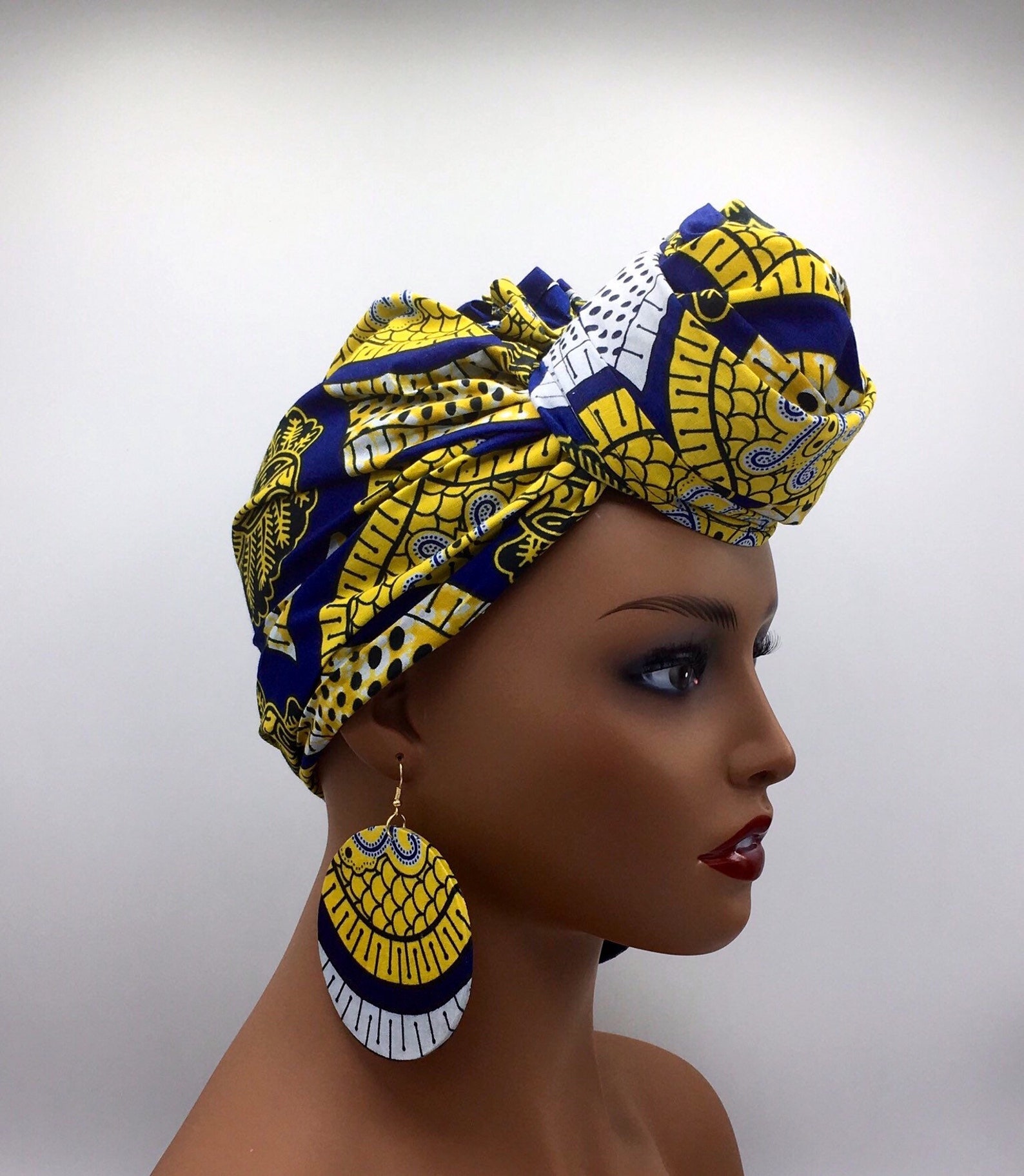 Ankara Head Wrap: African Print Cotton Head Scarf - Etsy