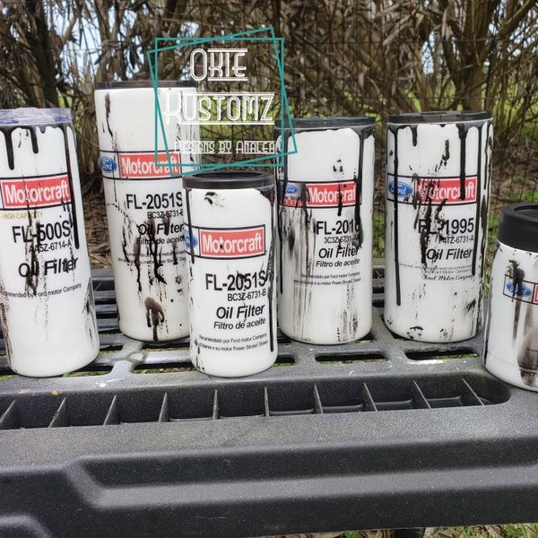 Cat Oil Filter Tumbler - Etsy