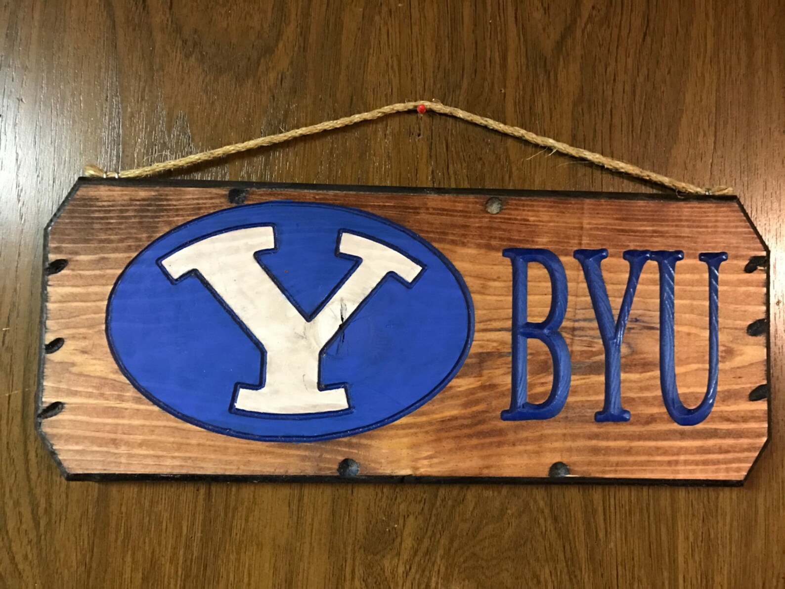 BYU Wood Sign | Etsy