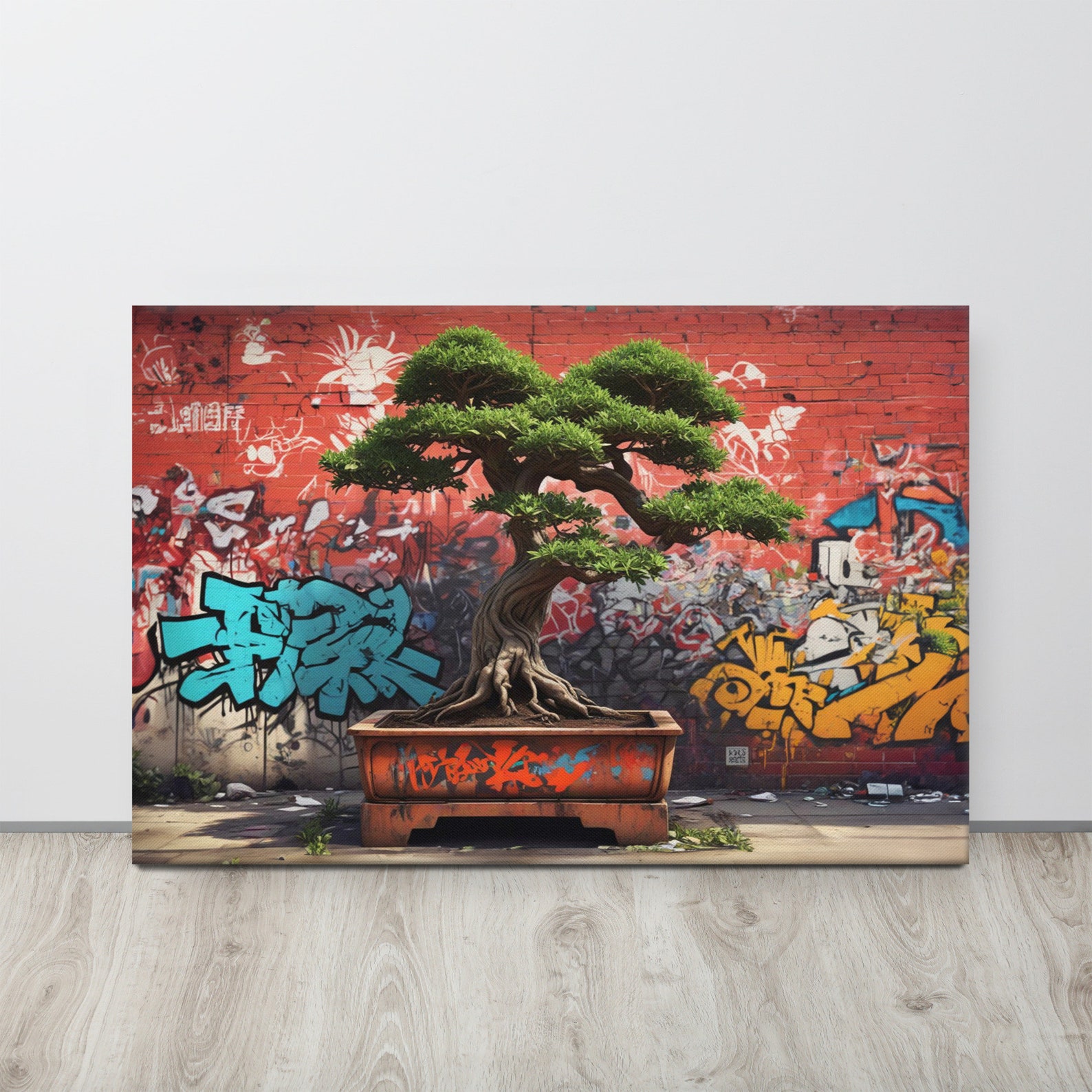 Bonsai Art - 24x36 Inch Graffiti Art - Etsy