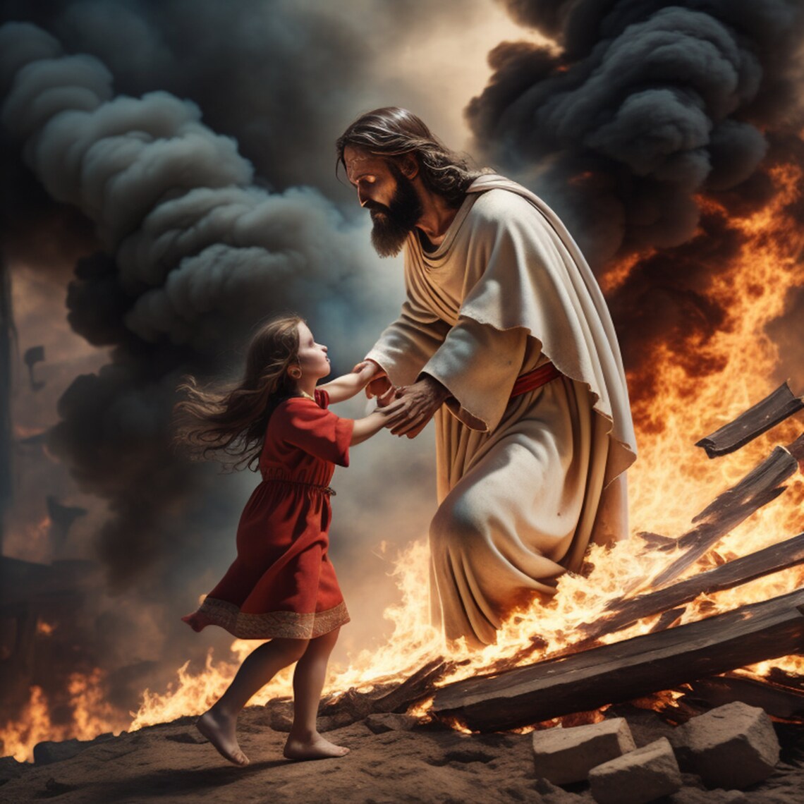 Jesus Art Digital Download 16x16 Inch - Etsy