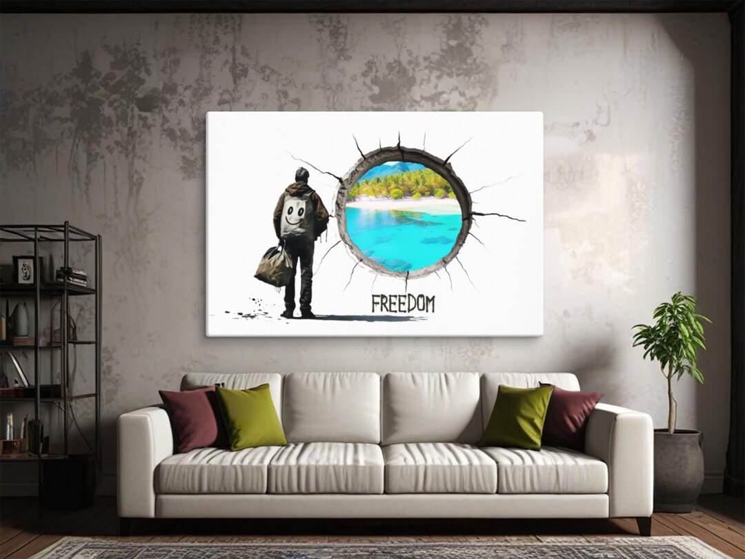 Subliminal Propaganda - Boundless Horizons - Large Canvas Print 40''x60 ...