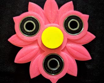Mini Girly Girl Spinner Flower Fidget Spinner Focus | Etsy