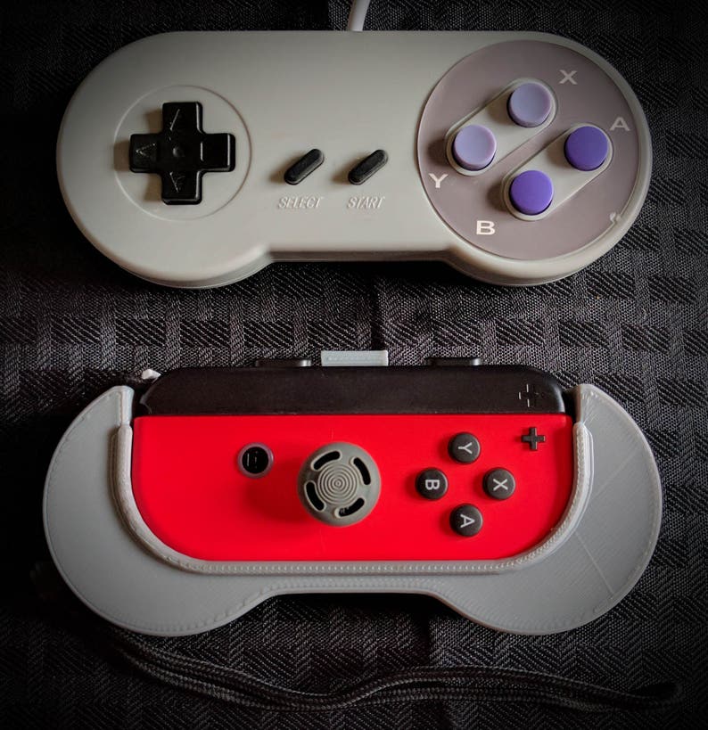 Snes-style Joy-con Controller Grip for the Nintendo Switch - Solution ...