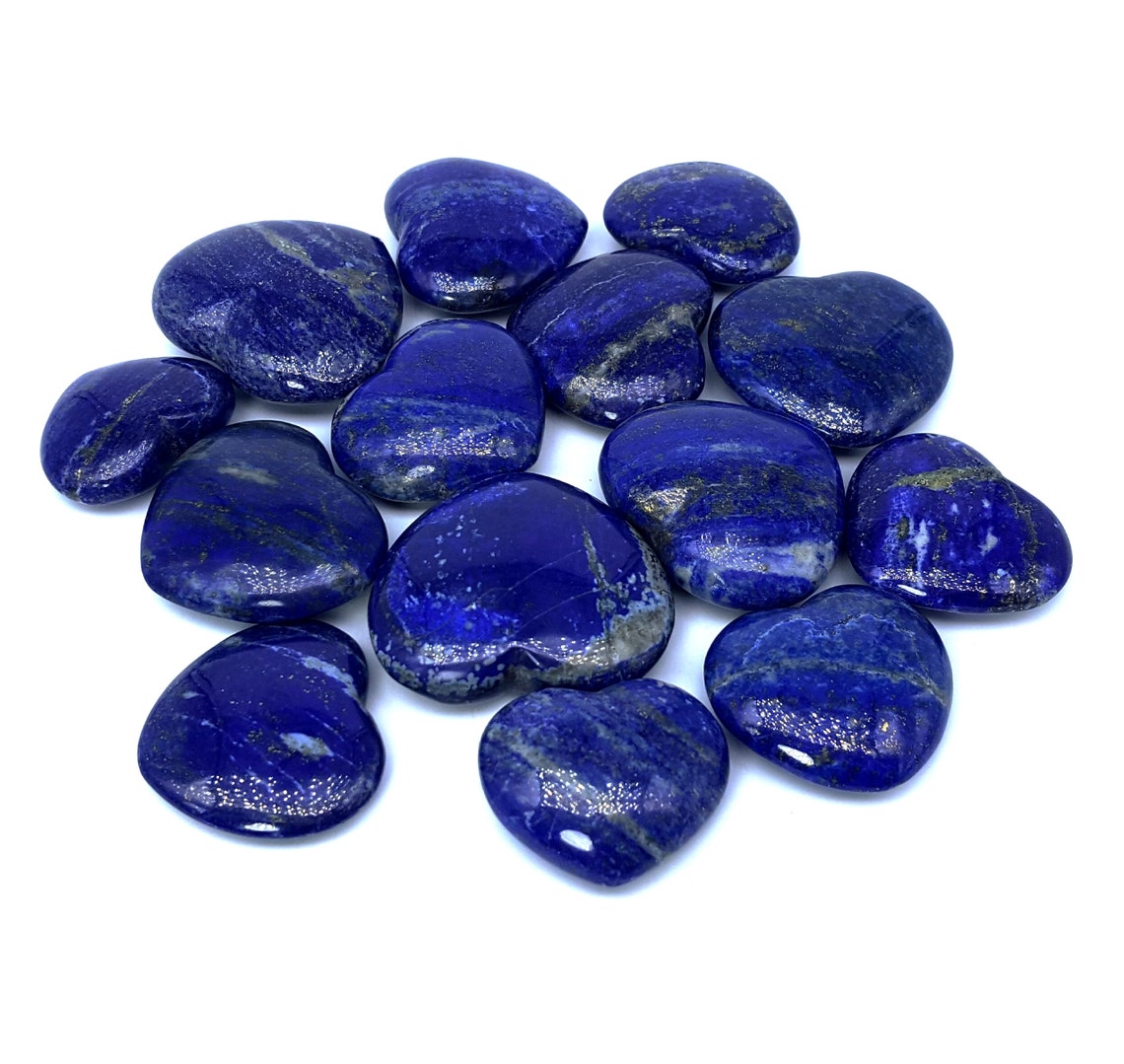 Natural Color Lapis Lazuli 14 Pieces Hearts Wholesale - Etsy