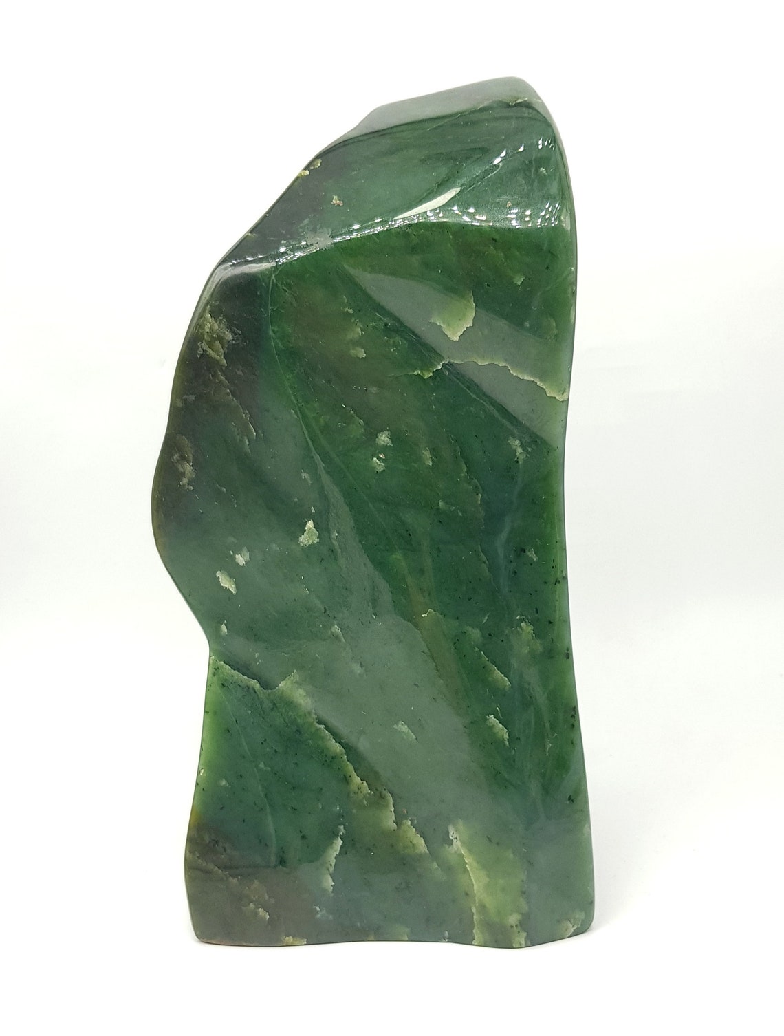 Green Nephrite Jade Huge Polish Freeform Tumble 236 X 118 X 70 - Etsy