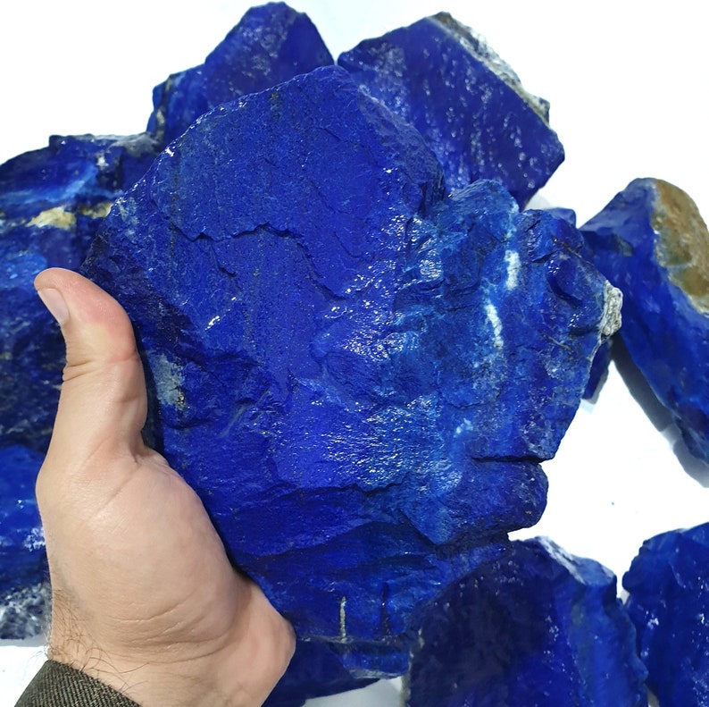 100% Natural Blue Lapis Lazuli Raw Pieces Afghanistan 15000 - Etsy