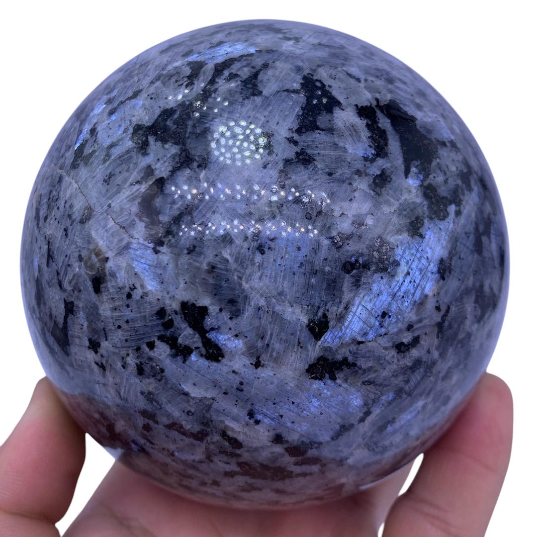 1.95 Kg Beautiful Larvikite Large Sphere, Larvikite Ball, Larvikite ...
