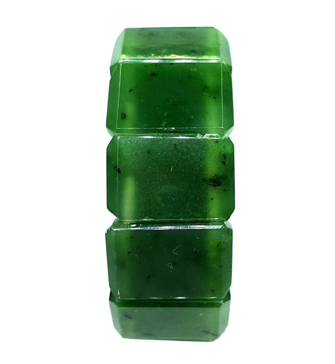 Wow Beautiful Green Color Nephrite Jade Bracelet Hand Made - Etsy
