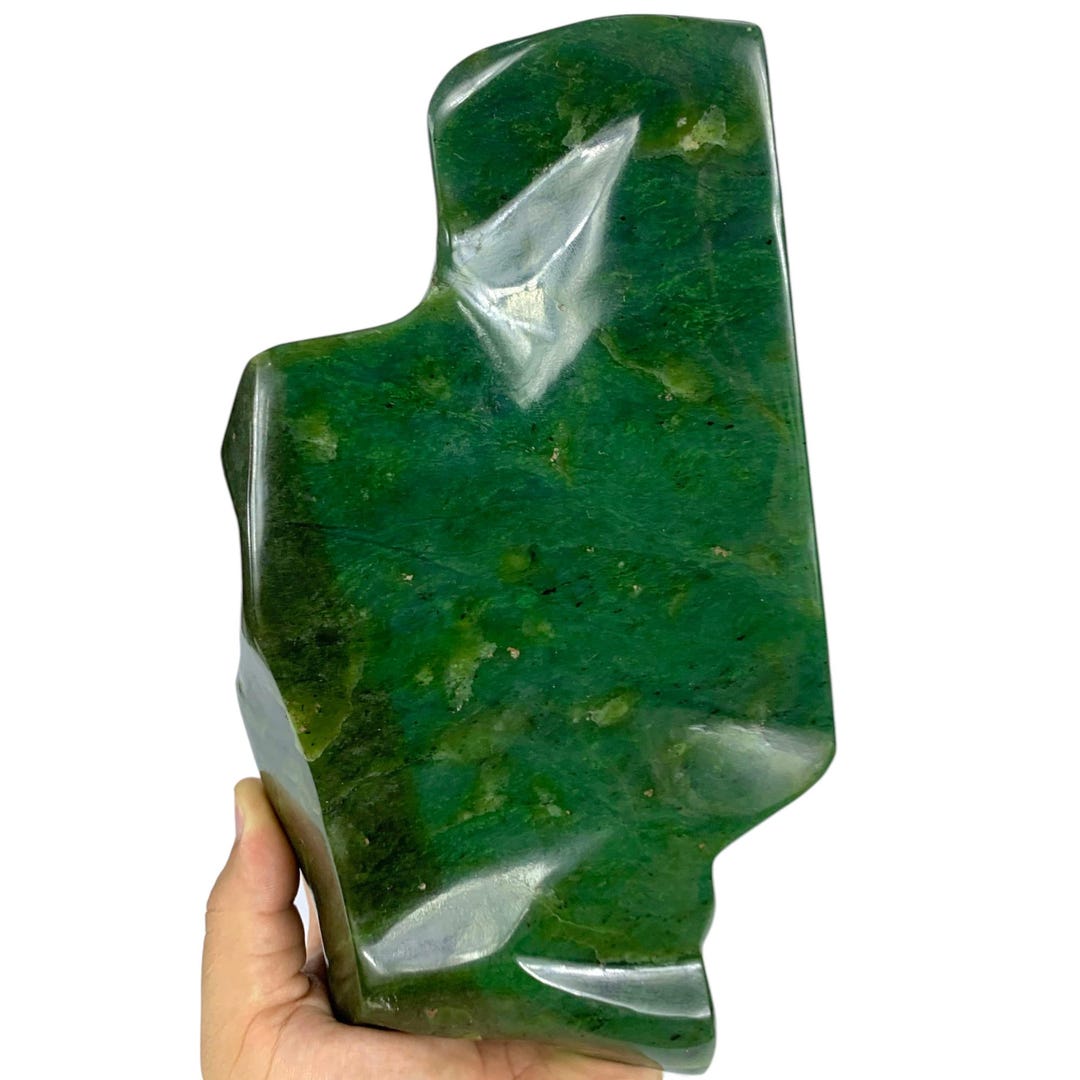 2.97 Kg AAA Quality Green Nephrite Jade Free Form, Nephrite Jade Free ...
