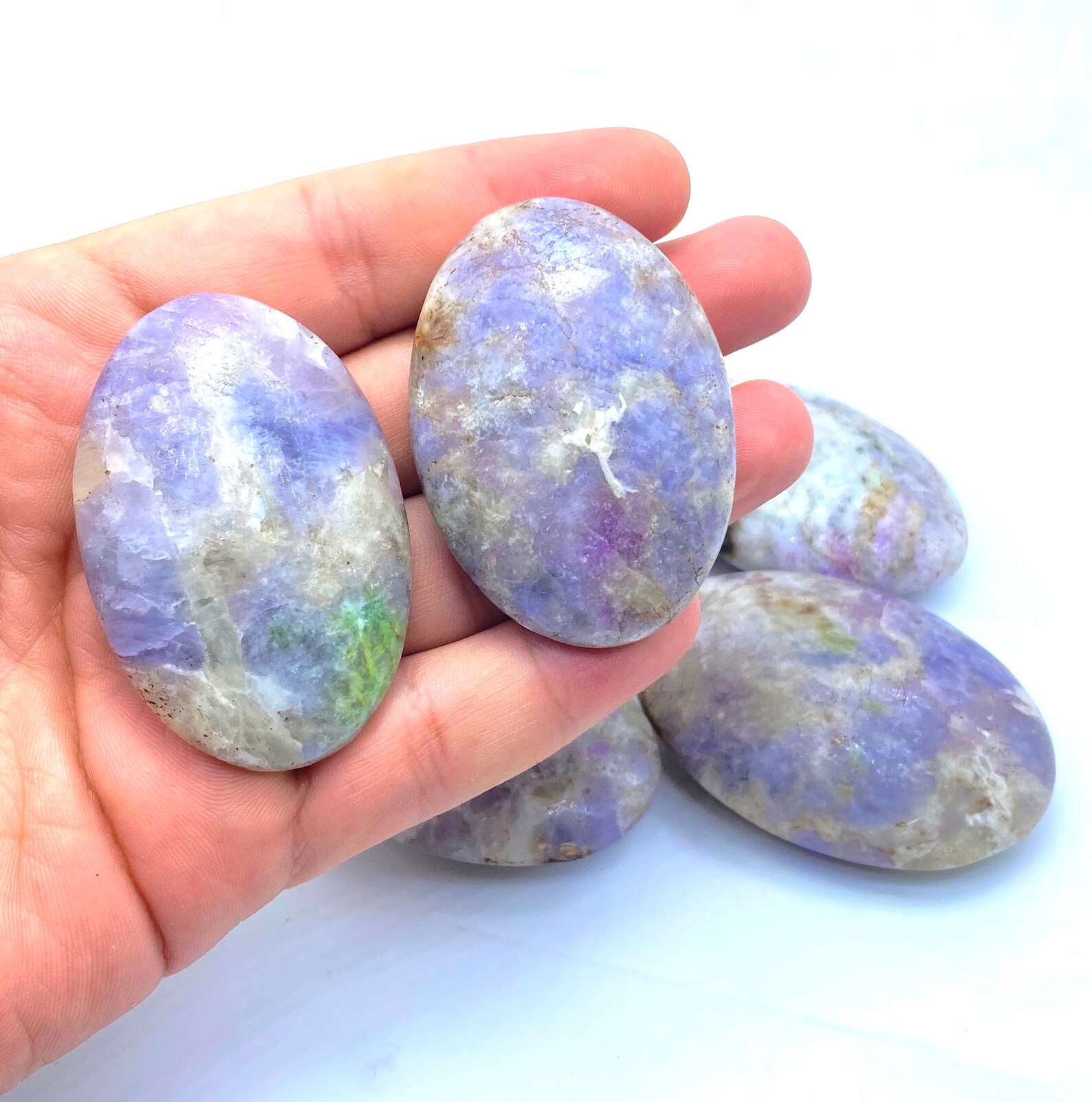 Beautiful Pink Hackmanite Palm Stonehackmanite - Etsy