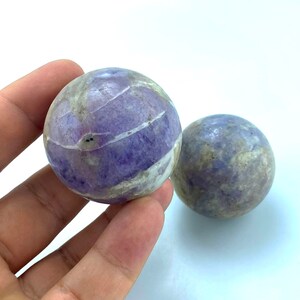 Beautiful Pink Hackmanite Spheres, Hackmanite Spheres, Hackmanite ...