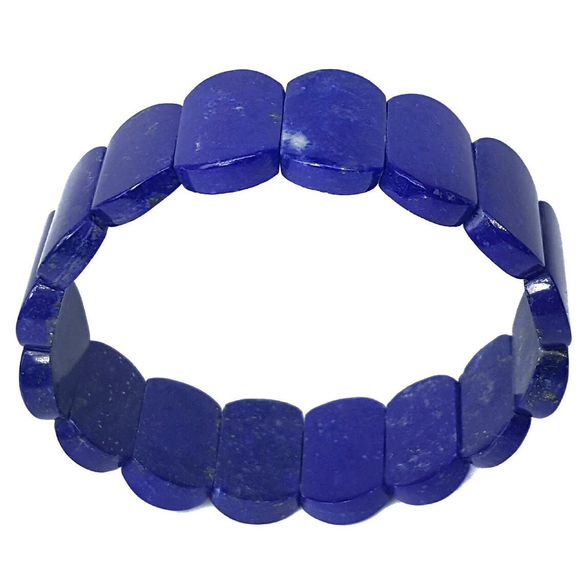 Natural Lapis Lazuli Natural Color Bracelet 58 Mm - Etsy