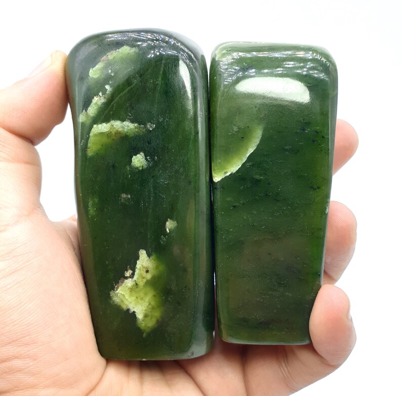 666 Grams Green Color Nephrite Jade Free Forms Tumbles - Etsy