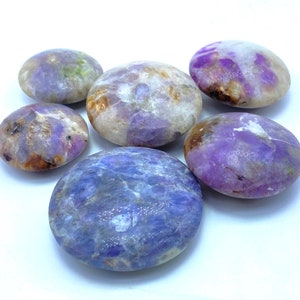 Beautiful Pink Hackmanite Palm Stone,hackmanite Palms,hackmanite ...