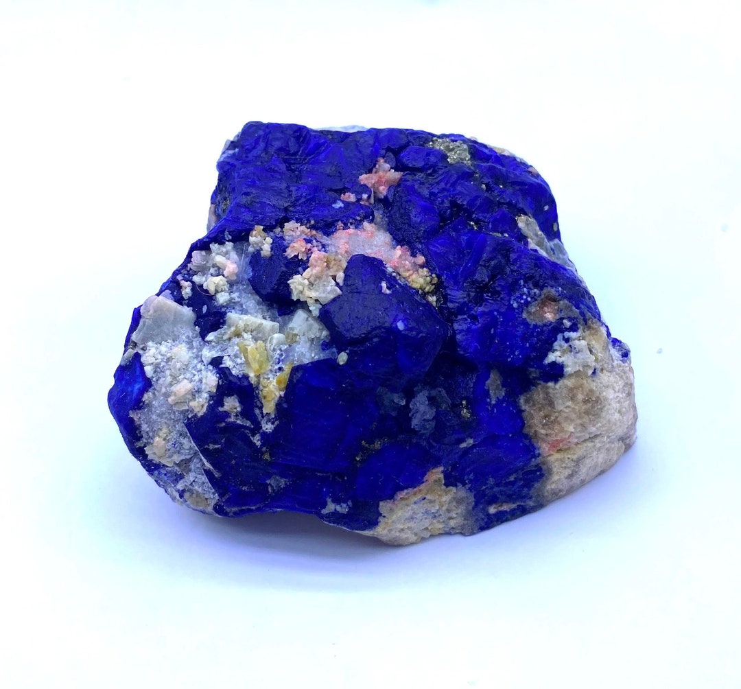 525 Grams Beautiful Blue Lapis Lazurite on Matrix Specimen From ...