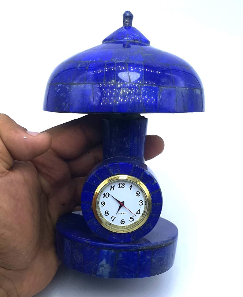 Lapis Lazuli Table Umbrella Clock Size 7 X 13 Inches - Etsy