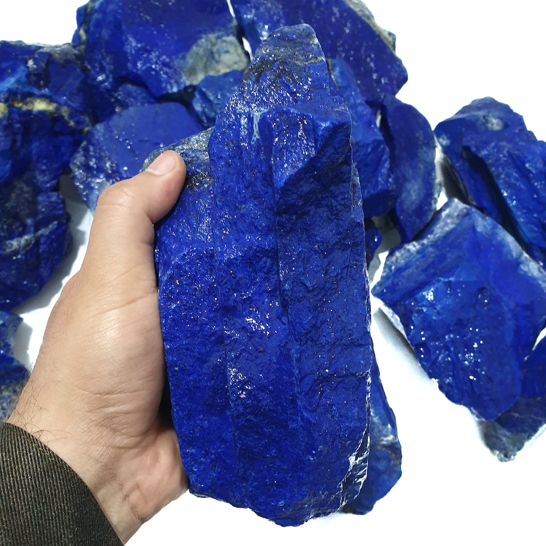100% Natural Blue Lapis Lazuli Raw Pieces Afghanistan 15000 Grams - Etsy