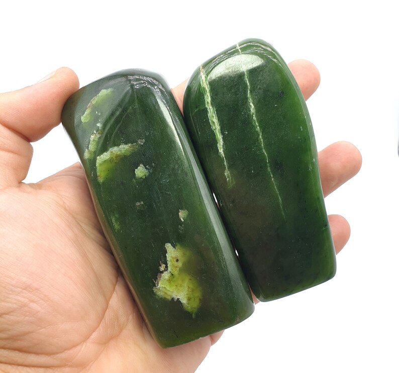 666 Grams Green Color Nephrite Jade Free Forms Tumbles - Etsy