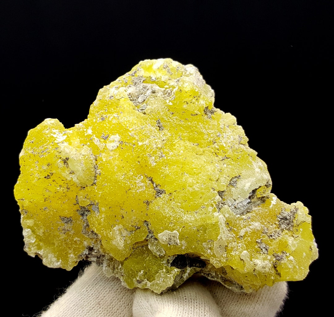 Yellow Brucite Specimen: 52 Grams, Pakistan Origin - Etsy