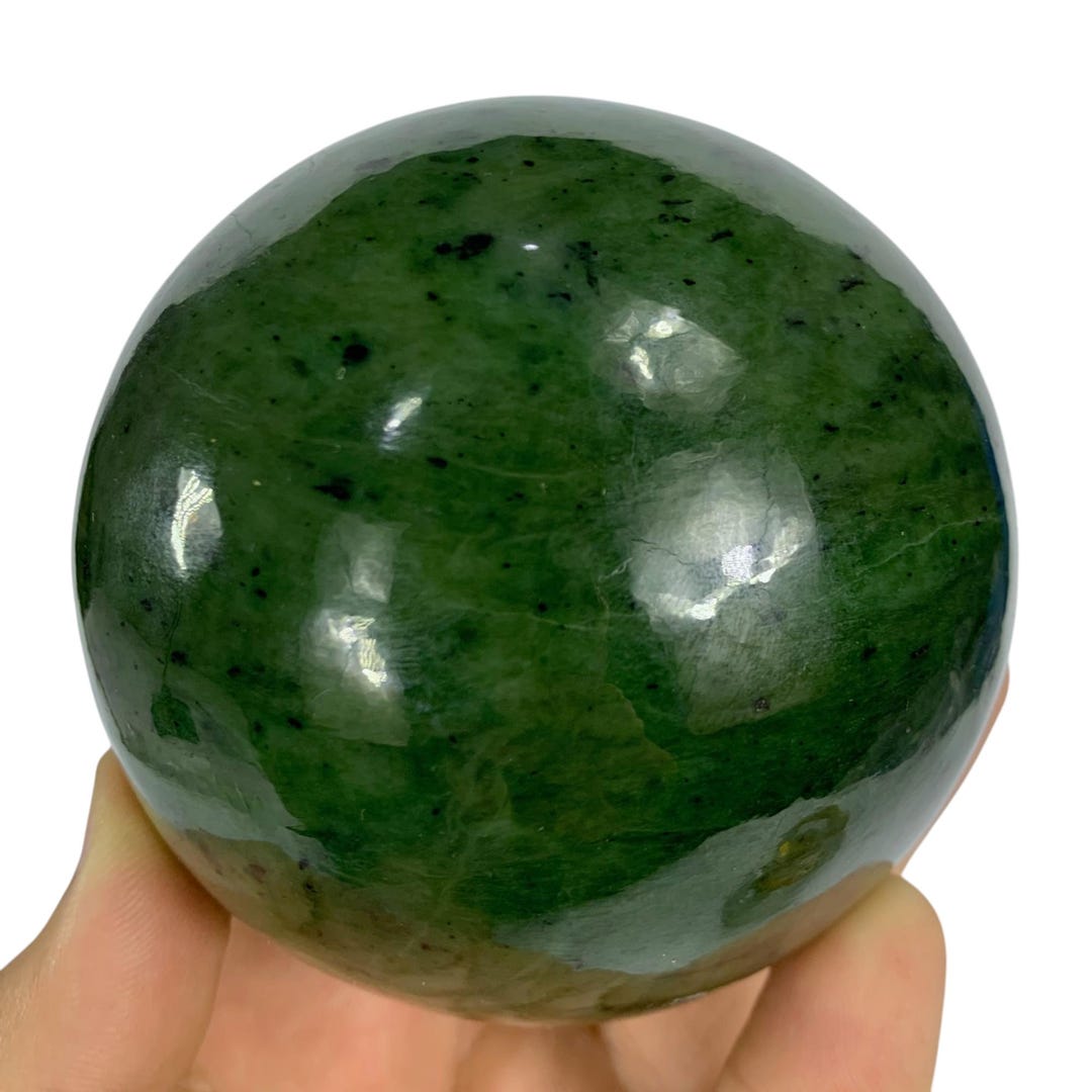 Best Quality Green Nephrite Jade Sphere, Nephrite Jade Sphere, Nephrite Jade Ball, Nephrite ...