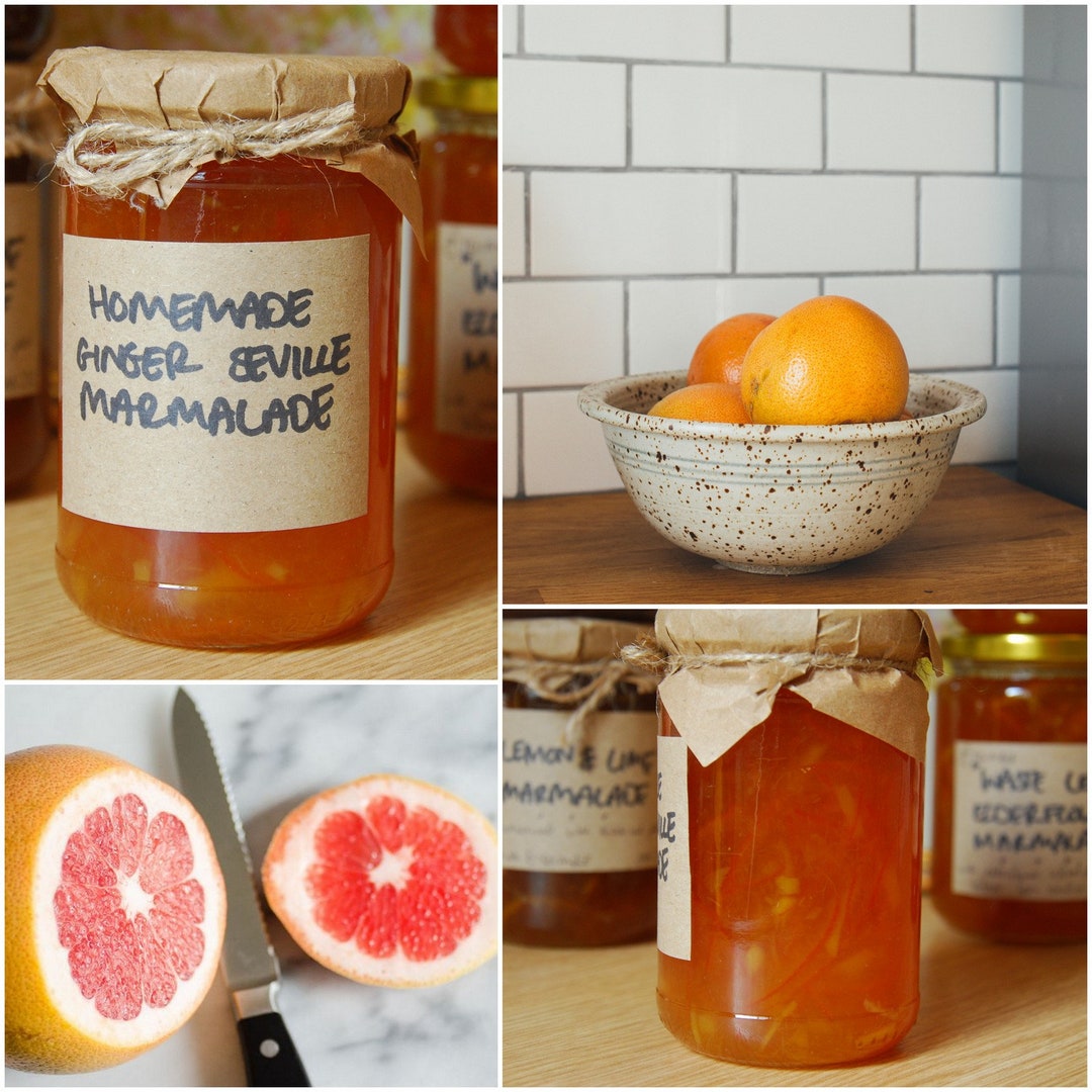 Mermelada casera de pomelo Nueva temporada 2023 Picante con cáscara gruesa y jengibre - Etsy México