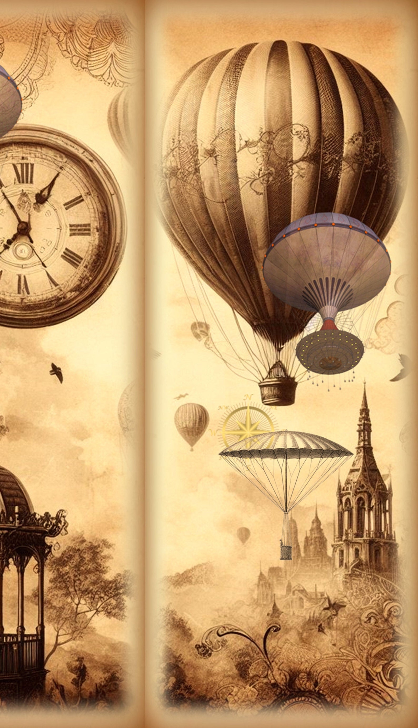 Hot Air Balloons Skinny Journal Kit, Skinny Journal Kit, Tall Journal ...