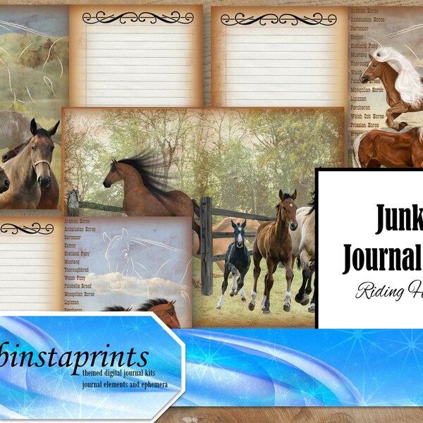 Horse Riding Journal - Etsy