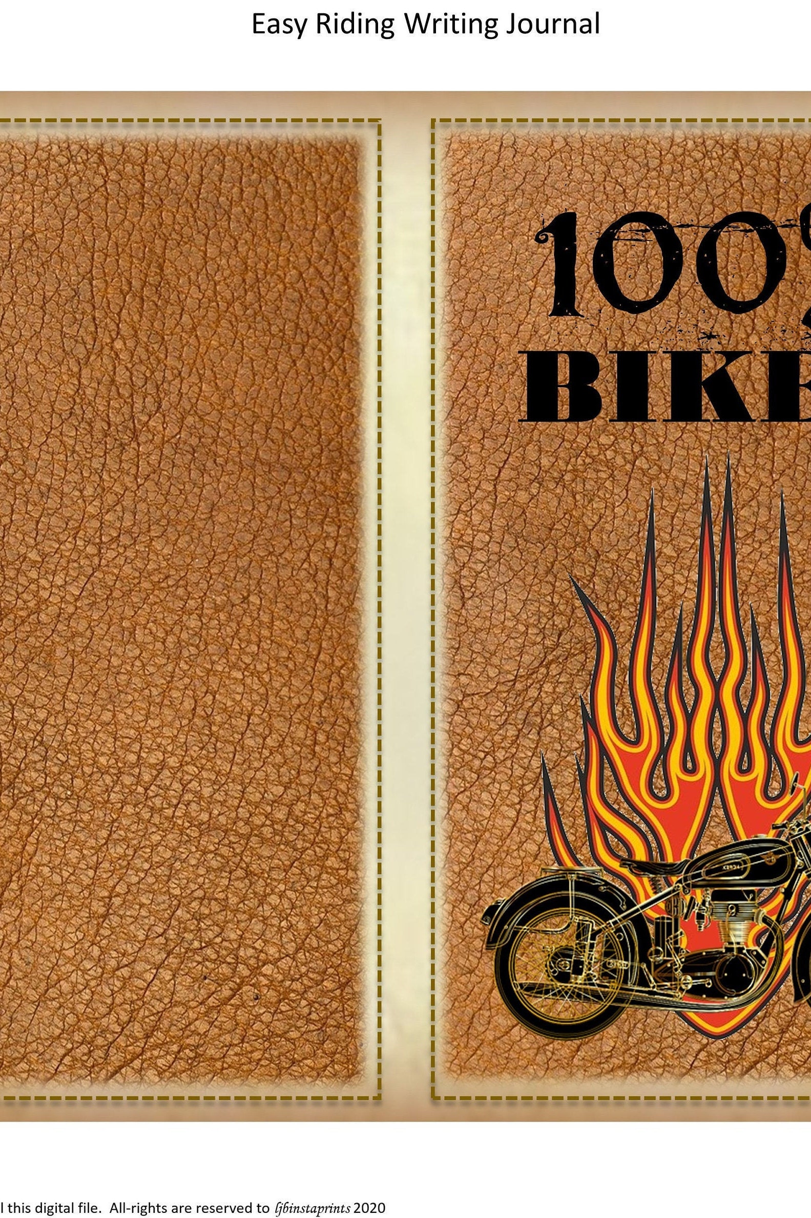 Vintage Motorcycle Writing Journal Kit Masculine Journal Kit | Etsy